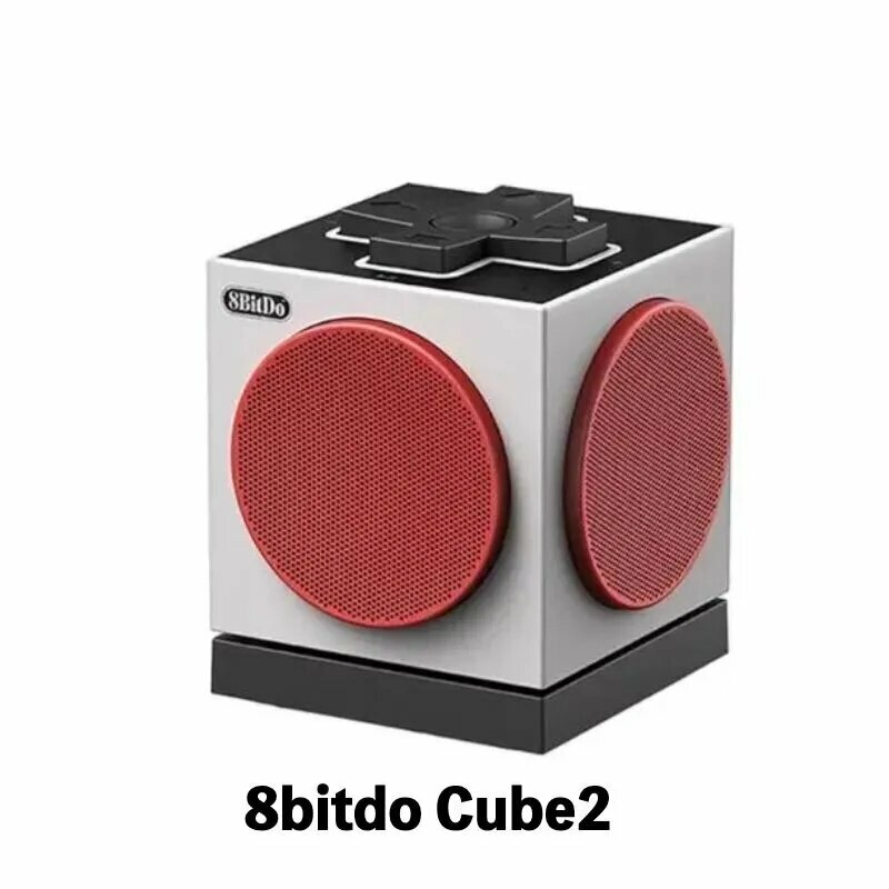 8bitdo Cube2 Беспроводной динамик Bluetooth BT5.3 с низкой задержкой для игр 450g Стерео Двухканальный с микрофоном