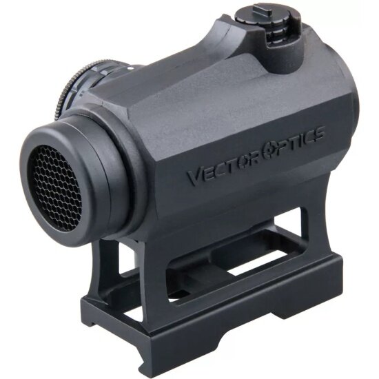 Коллиматор Vector Optics Maverick-III 1x22 Rubber Cover, закрытый, точка 3 МOA, красная,11 уровней, на Weaver, IPХ4, 185г