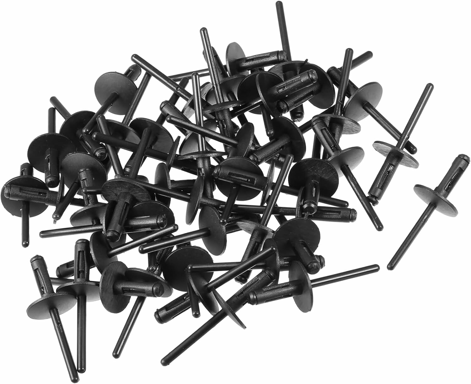 50 шт. Заклепка подкрылка, совместимая с BMW X1 2013-2023, прочная пластиковая черная заклепка подкладки рулевой рубки К