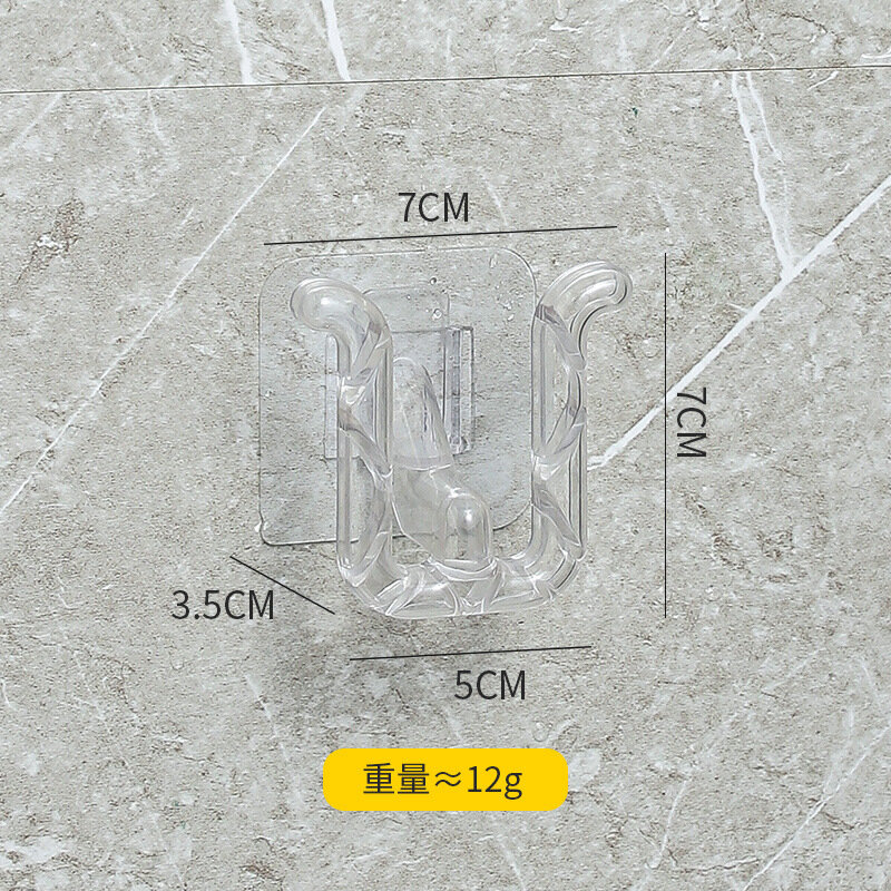 Настенный держатель для обуви в ванную комнату, сушка для тапочек и полотенец - Прозрачный