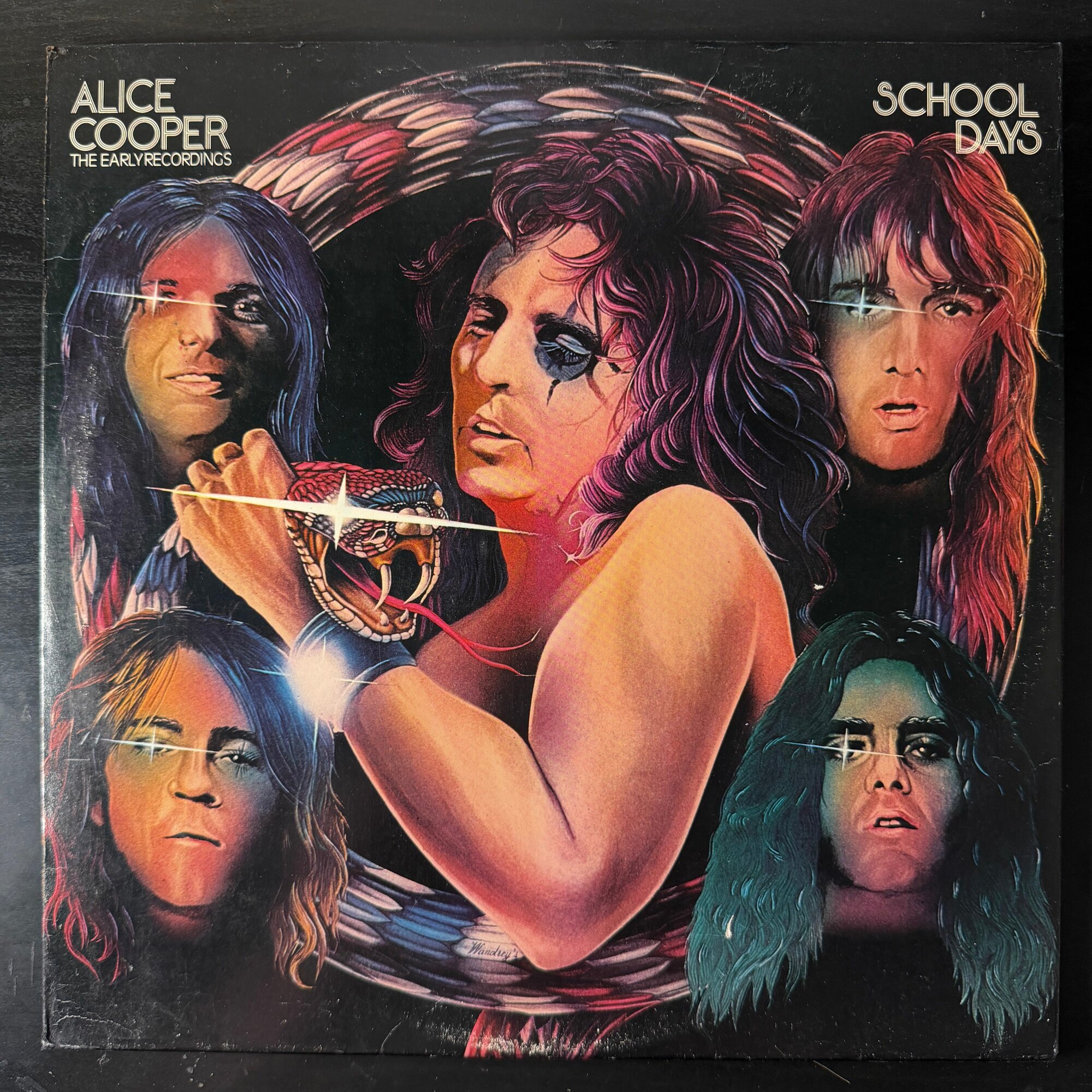 Виниловая пластинка Alice Cooper School Days - The Early Recordings 2LP (Англия 1973г.)
