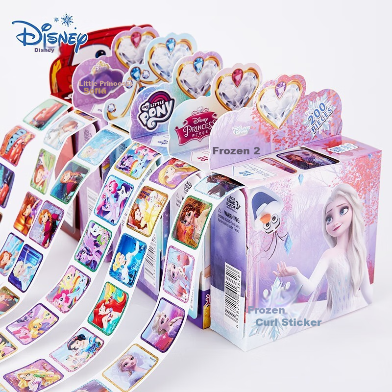 Набор из 800 наклеек Disney с портативным лазерным пистолетом для детей 3-6 лет Цвет：[Супер-ценный набор] 800 наклеек