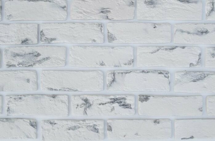 Гипсовая плитка ЭлитПроф Винтаж 200Х65 мм. серо-белая, 33 шт-0,5 кв. м. (ГП 201)