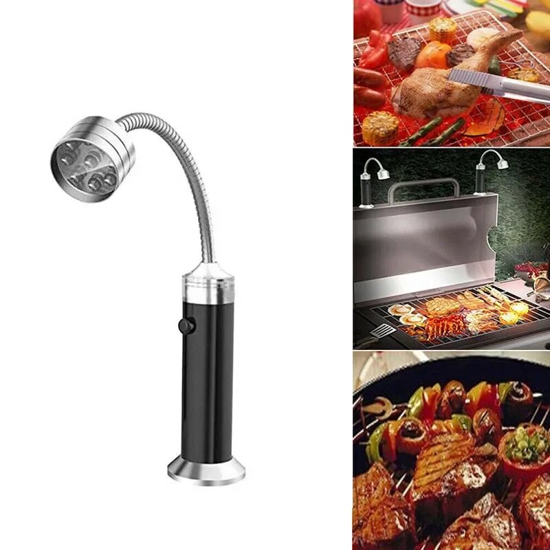 Магнитный светодиодный светильник для гриля, Цвет: 1 pcs