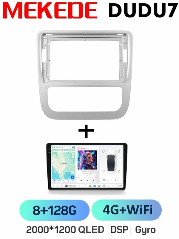 Магнитола 9" Mekede DUDU7 8/128 Gb для Volkswagen Scirocco 3 Mk3 2008-2014 F3 carpay Android