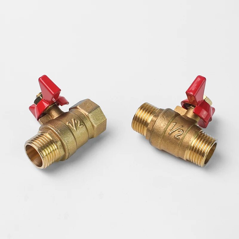 Латунные шаровые краны 1/4", 3/8", 1/2" BSP, Voltage: A9