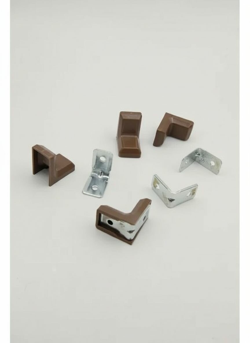 Уголок мебельный 20х20х16х1.2 с заглушкой FixFox