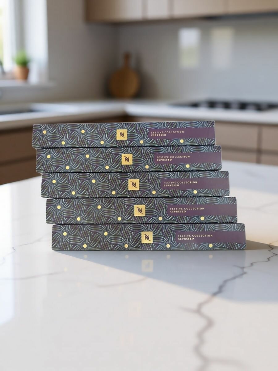 Кофе в капсулах Nespresso Festive Collection Espresso 5 туб - 50 капсул