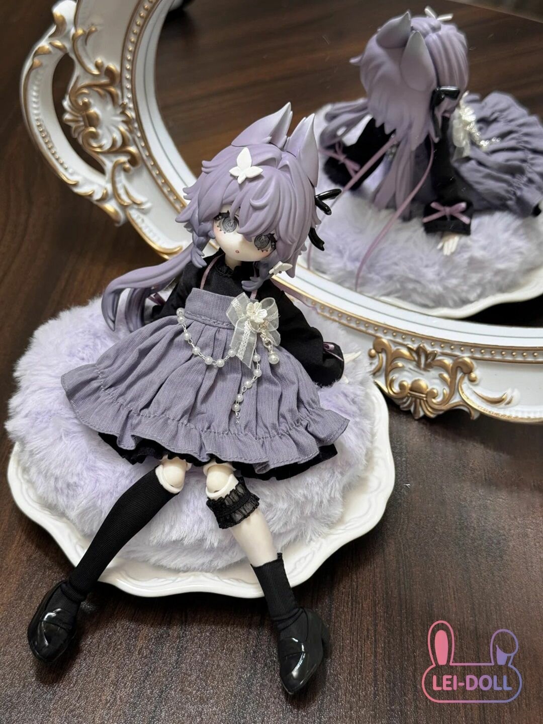 LEI-Doll 1/8 Кукла с шаровидными суставами BJD,(Oblivion's Luminaria Series) ,20cm, полный набор прически, одежды и аксессуаров, коллекционная, подарок для девочек