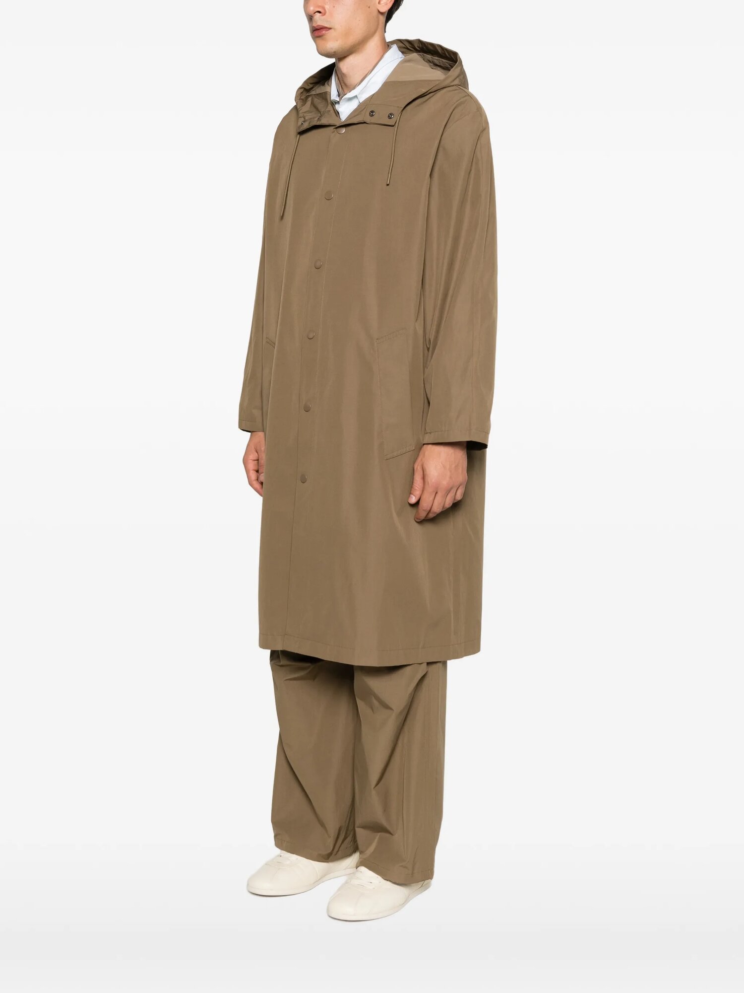 Пальто A.P.C. Hooded button coat, размер L, разноцветный — фото 1