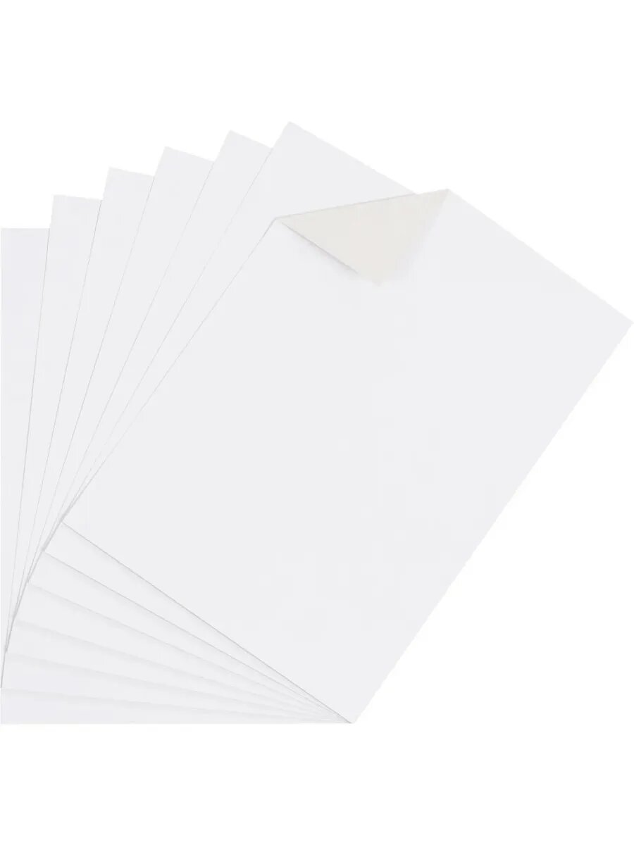 Качественный белый картон для творчества и офисных задач