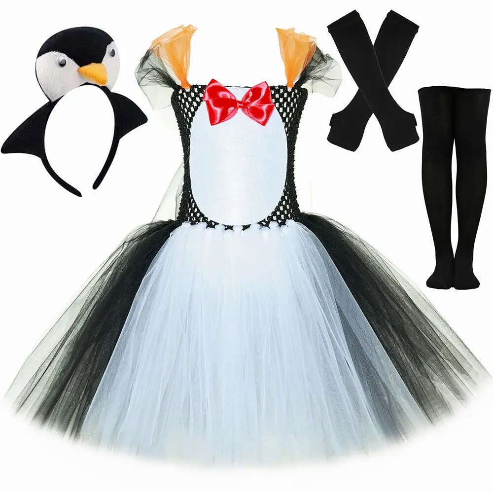 Детский костюм пингвина, 7T, 1 Set
