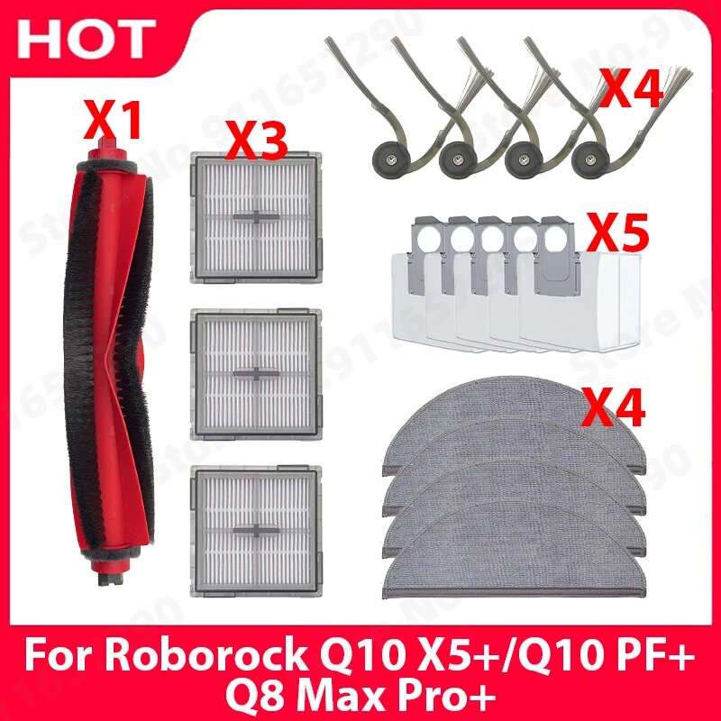 Набор аксессуаров Roborock Q10 X5+/Q10 PF+/Q8 Max Pro+, Set 1