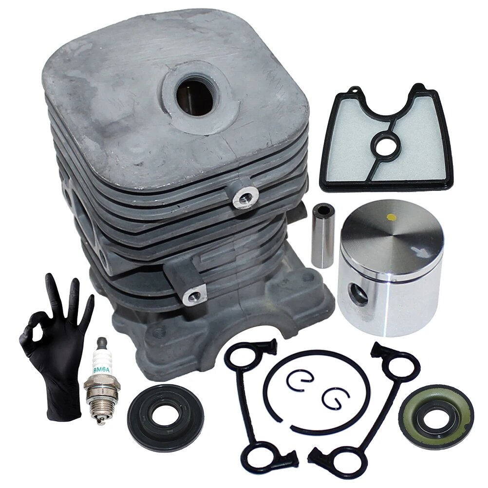 Комплект цилиндров и поршней для Husqvarna 125B 125BX 125BVX Jonsered B2126 BV2126 RedMax HB280 HB281 Craftsman 358794810 358794811