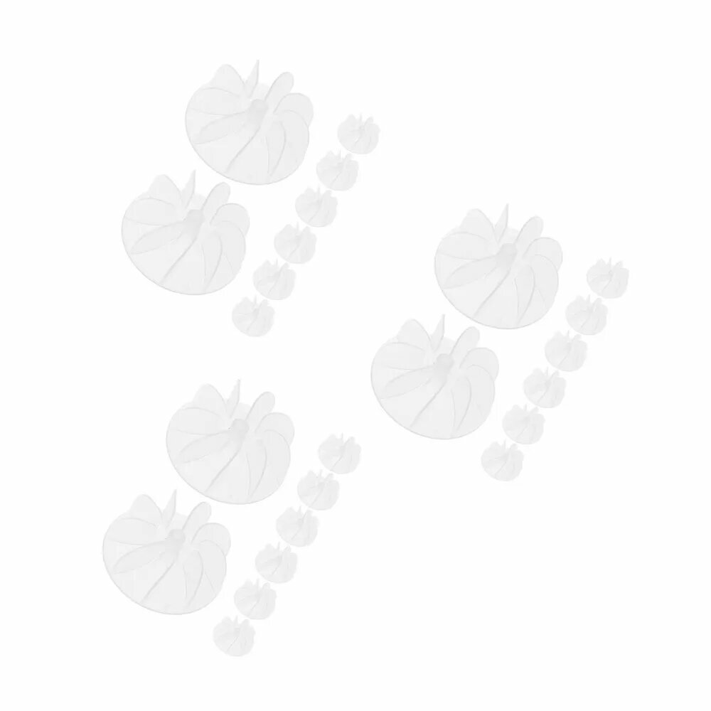 Прозрачные пластиковые лопасти вентилятора для фена, для салона, набор из 24 шт
