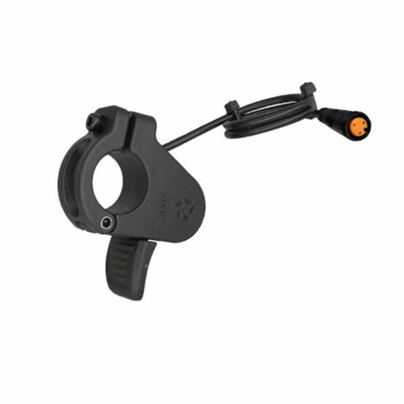 (JJEEFFO))Электрический велосипед 300X Ebike Finger Thumb Throttle совместим с Electric Bike 12-72V Водонепроницаемый разъем