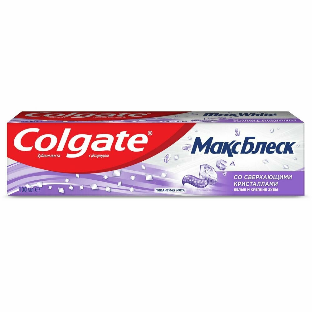 Зубная паста Colgate Макс блеск со сверкающими кристаллами, 100 мл
