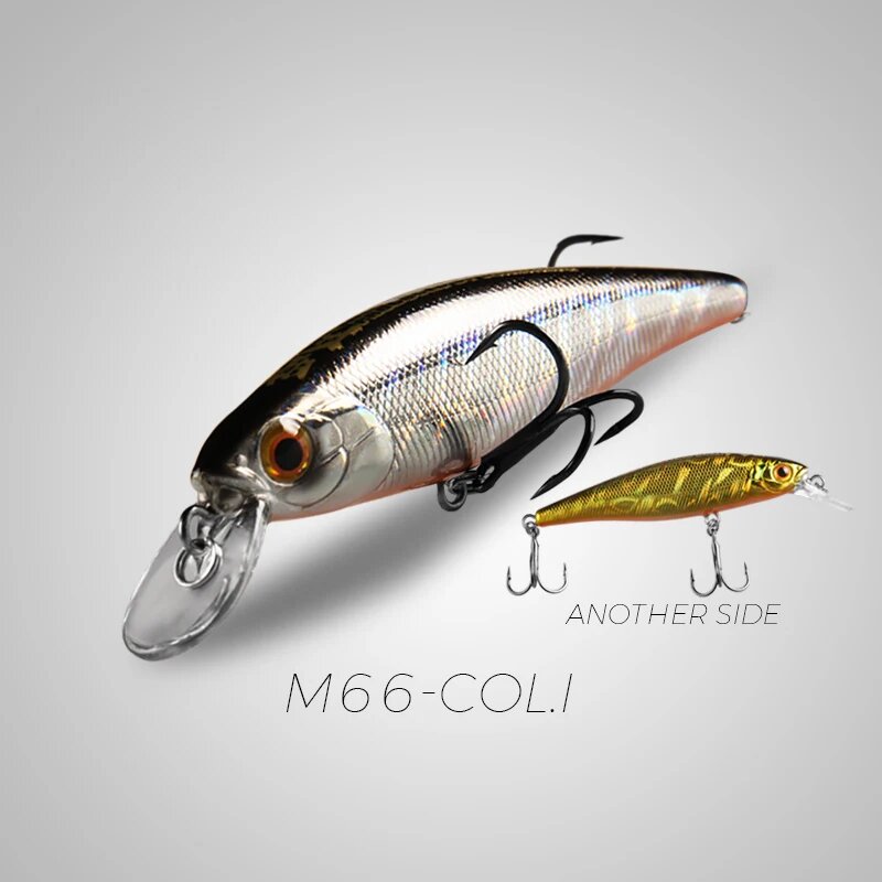 Воблеры BEARKING Squad Minnow разных цветов M66-I