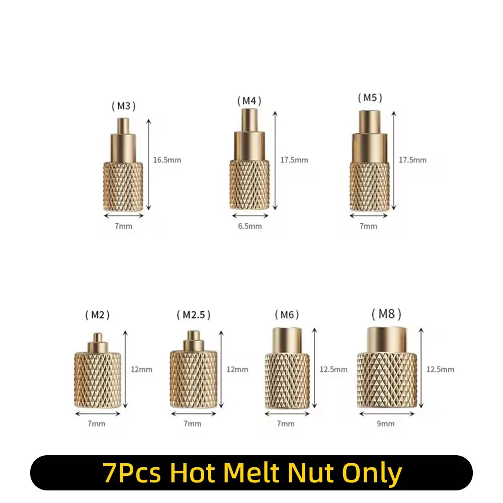 FNIRSI HS02A 3D термоплавкий паяльник Hot melt nut Only