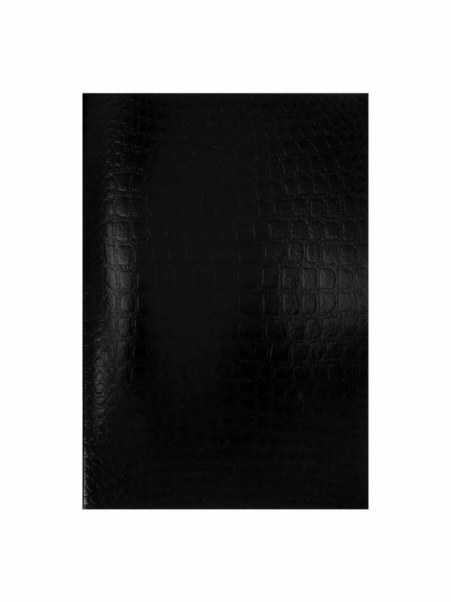 Тетрадь А4, 96 листов в клетку «Croco. Metallic», чёрная