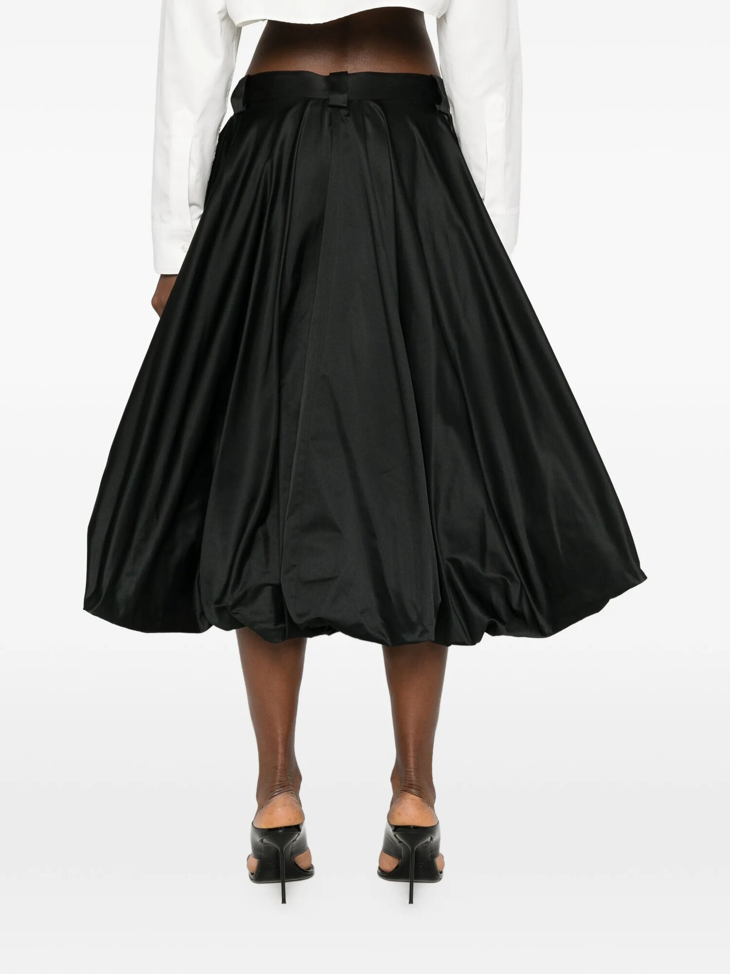 Юбка BALENCIAGA Gathered midi skirt, размер 38 — фото 1