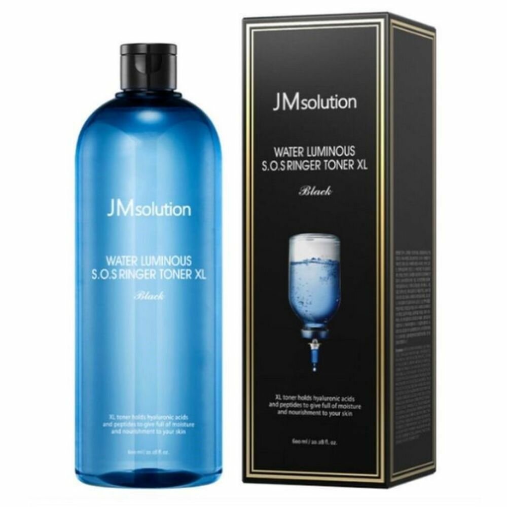 Увлажняющий тонер с гиалуроновой кислотой и акваксилом JMsolution Marine Luminous Pearl Deep Moisture Toner, 600 мл