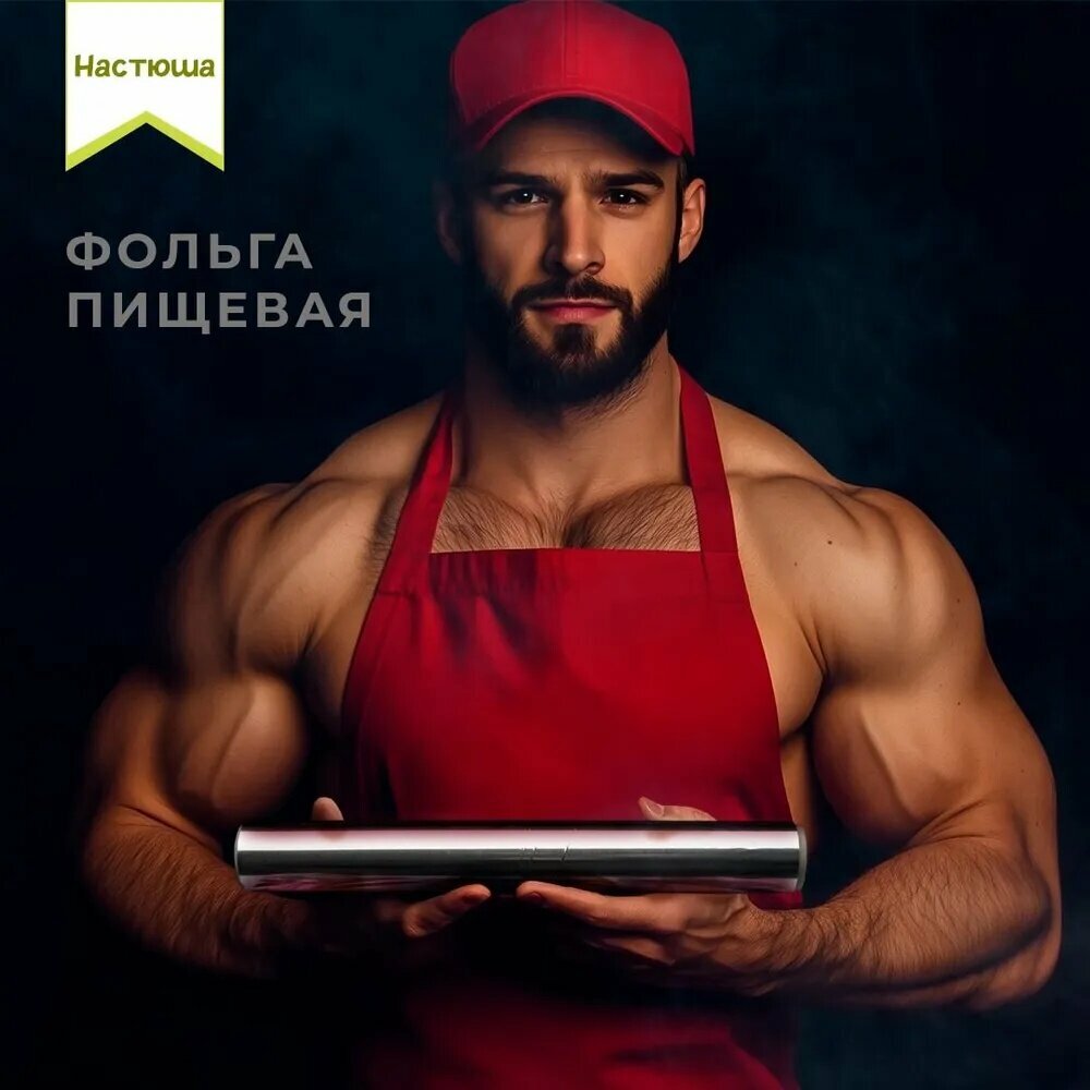 Фольга пищевая, 80м х 29 см, 1 шт