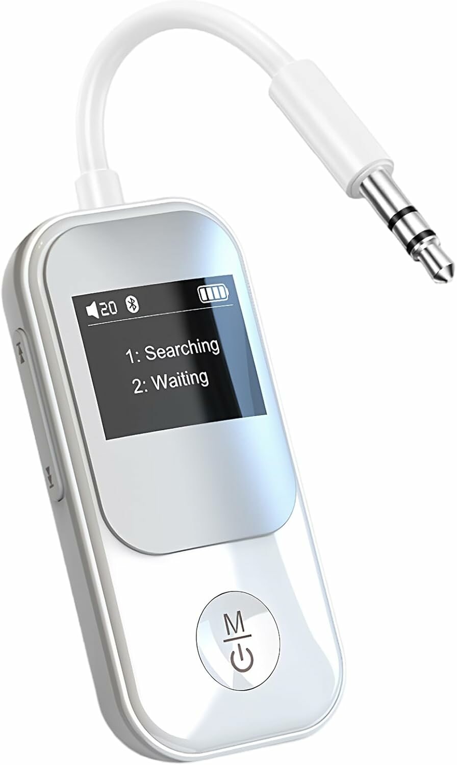 Bluetooth-передатчик для самолета 5.3 с aptX Low Latency, беспроводной аудиоадаптер с OLED-дисплеем для телевизора, самолета, автомобиля, тренажерного зала, 3,5-мм AUX Bluetooth-передатчик-приемник для наушников AirPods и динамиков.