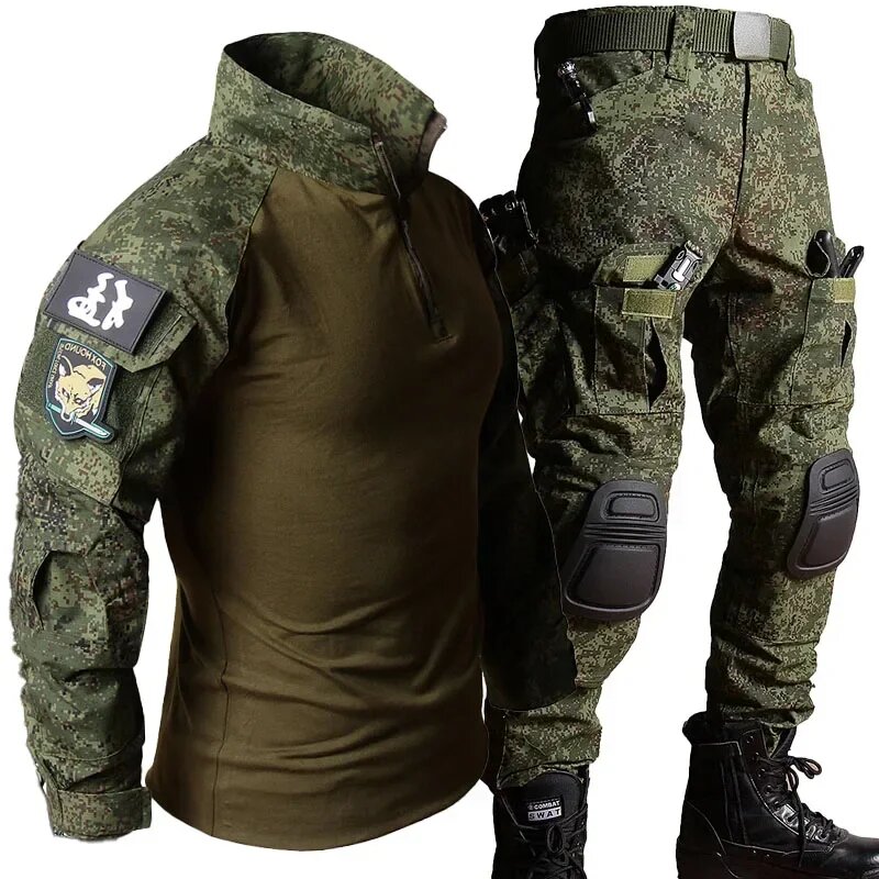 Мужской тактический комплект RU Camo, L-34