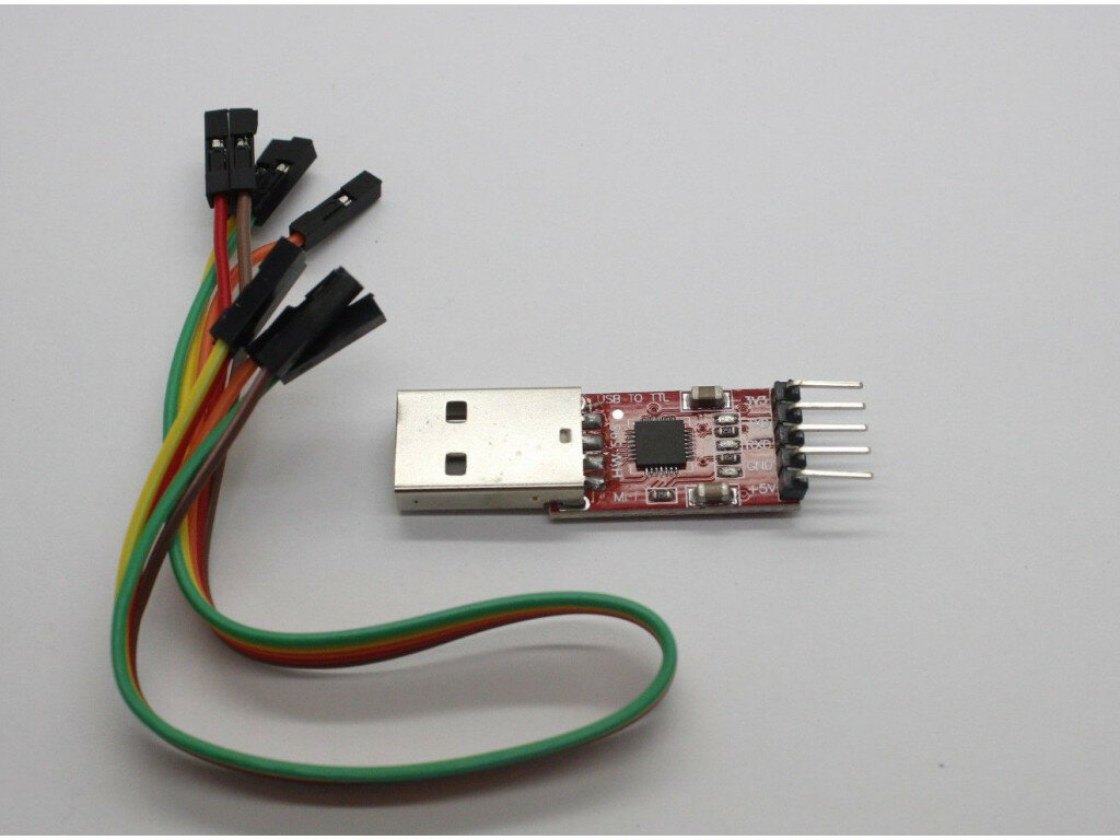 USB-TTL (USB-UART) ISP программатор (CH9102X), USB разъем, 5 pin
