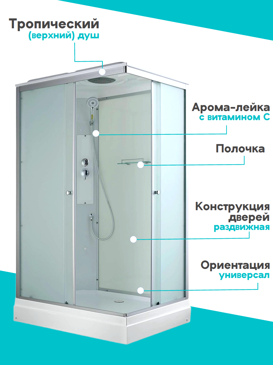 Душевая кабина CK2810 стандартная