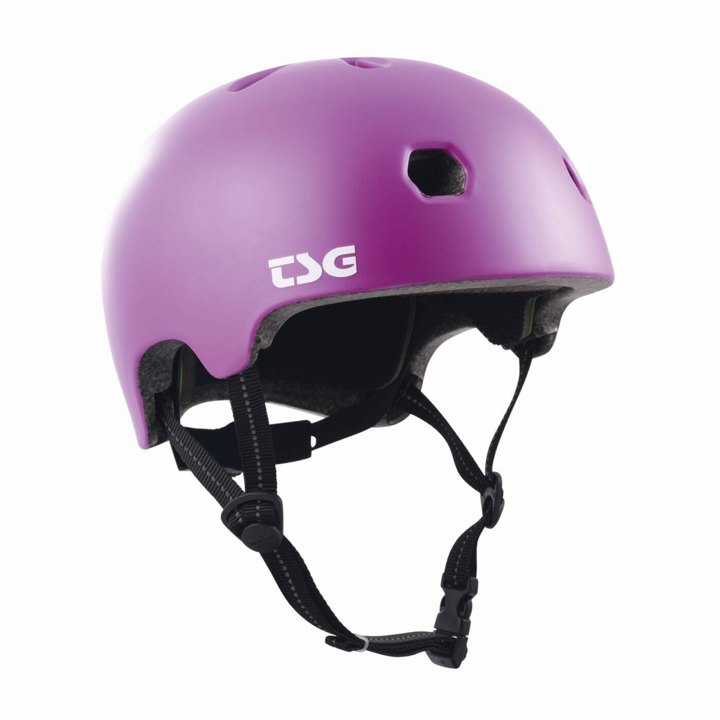 DECATHLON шлем защитный tsg meta solid color satin purple magic, фиолетовый, размер XXS/XS