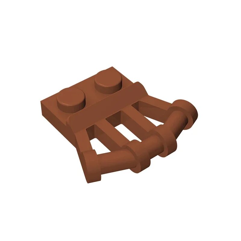 Коричневый LEGO® Brick 1x2 with Curved Top 083