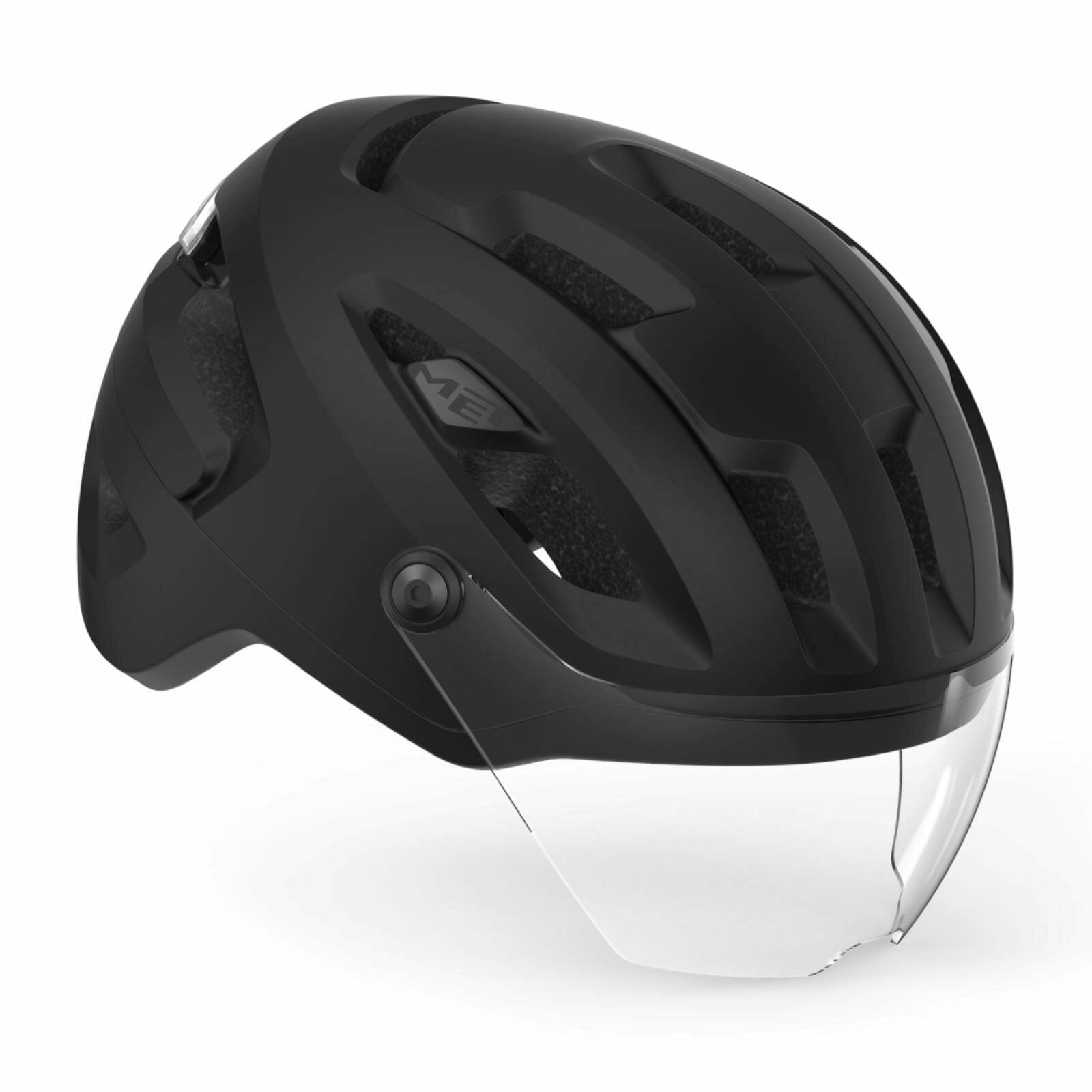 DECATHLON шлем защитный MET Intercity Mips, черный, размер S