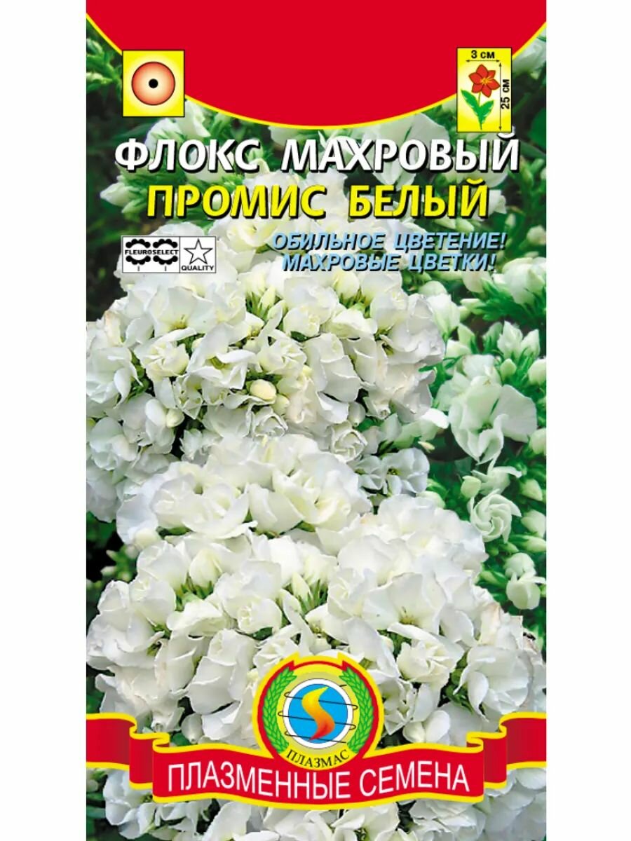 Флокс Промис Белый махровый 5 шт. Плазменные семена