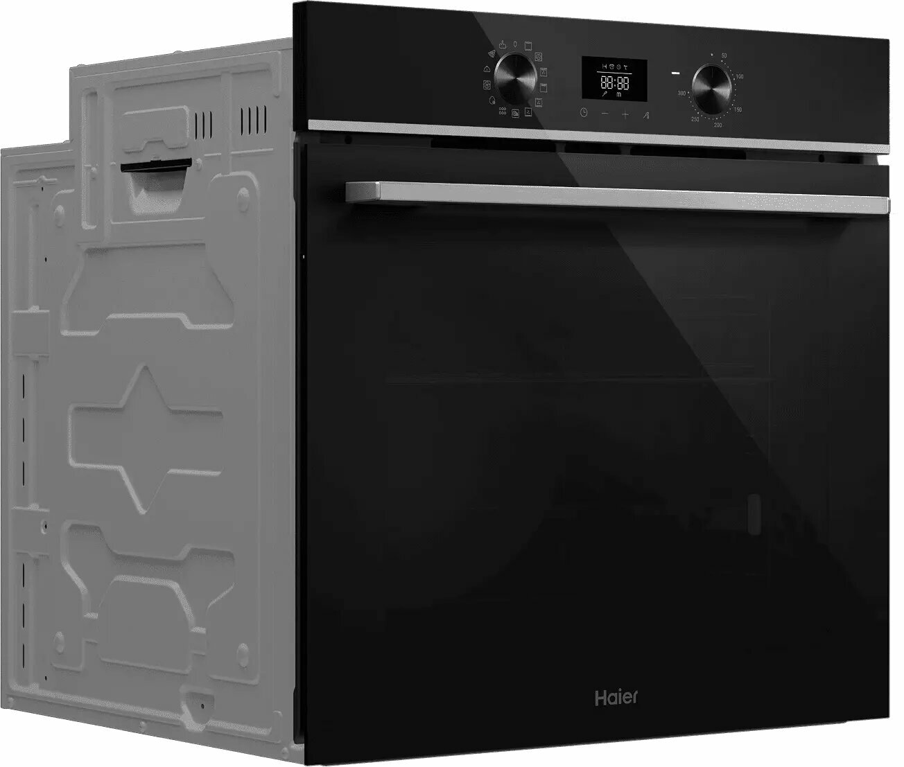 Духовой шкаф Haier HOQ-K3QNP6BX, электрический, гриль, 78 литров — фото 1