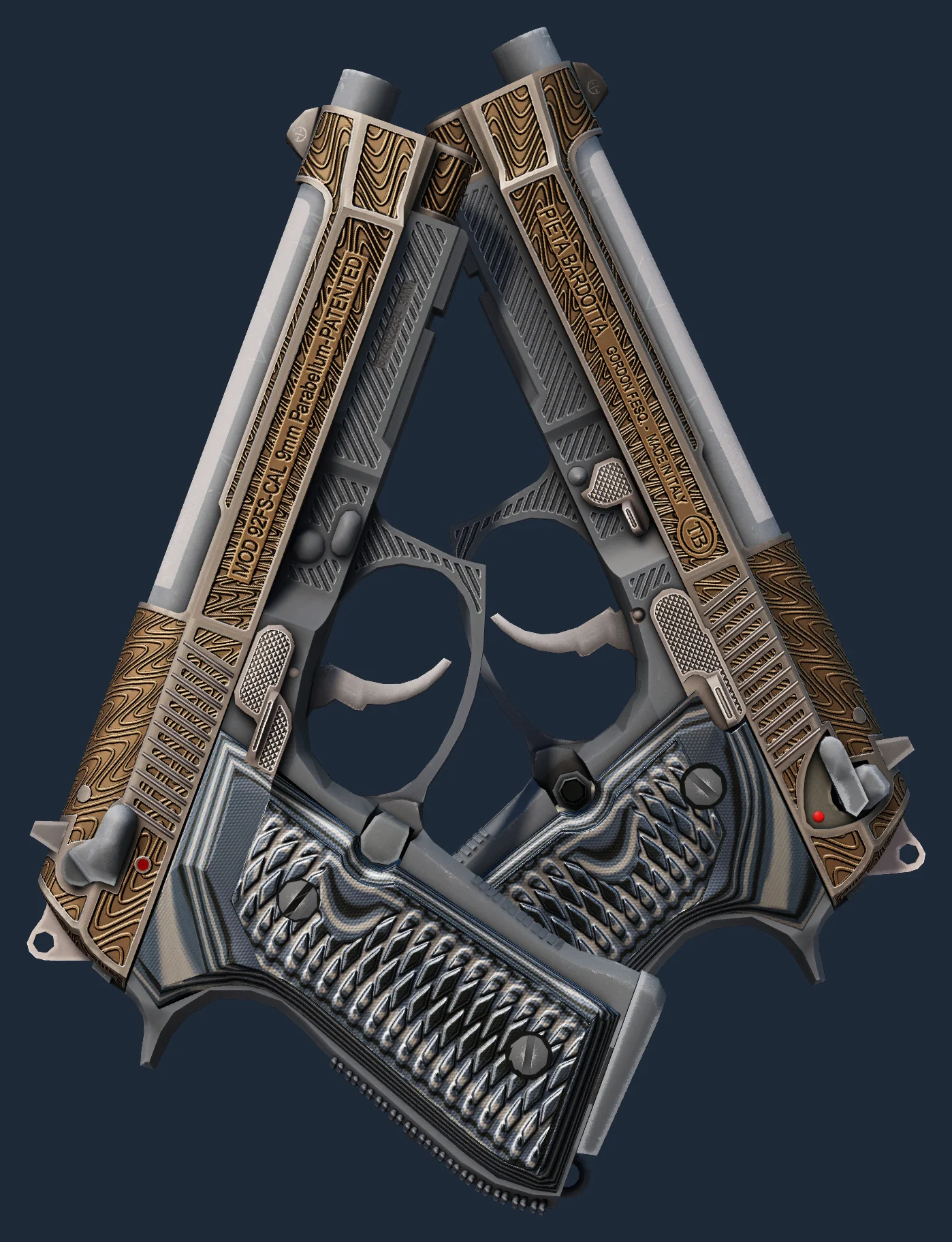 StatTrak™ Dual Berettas | Протектор (Закалённое в боях) Скины CS2 с быстрой автовыдачей steam trade