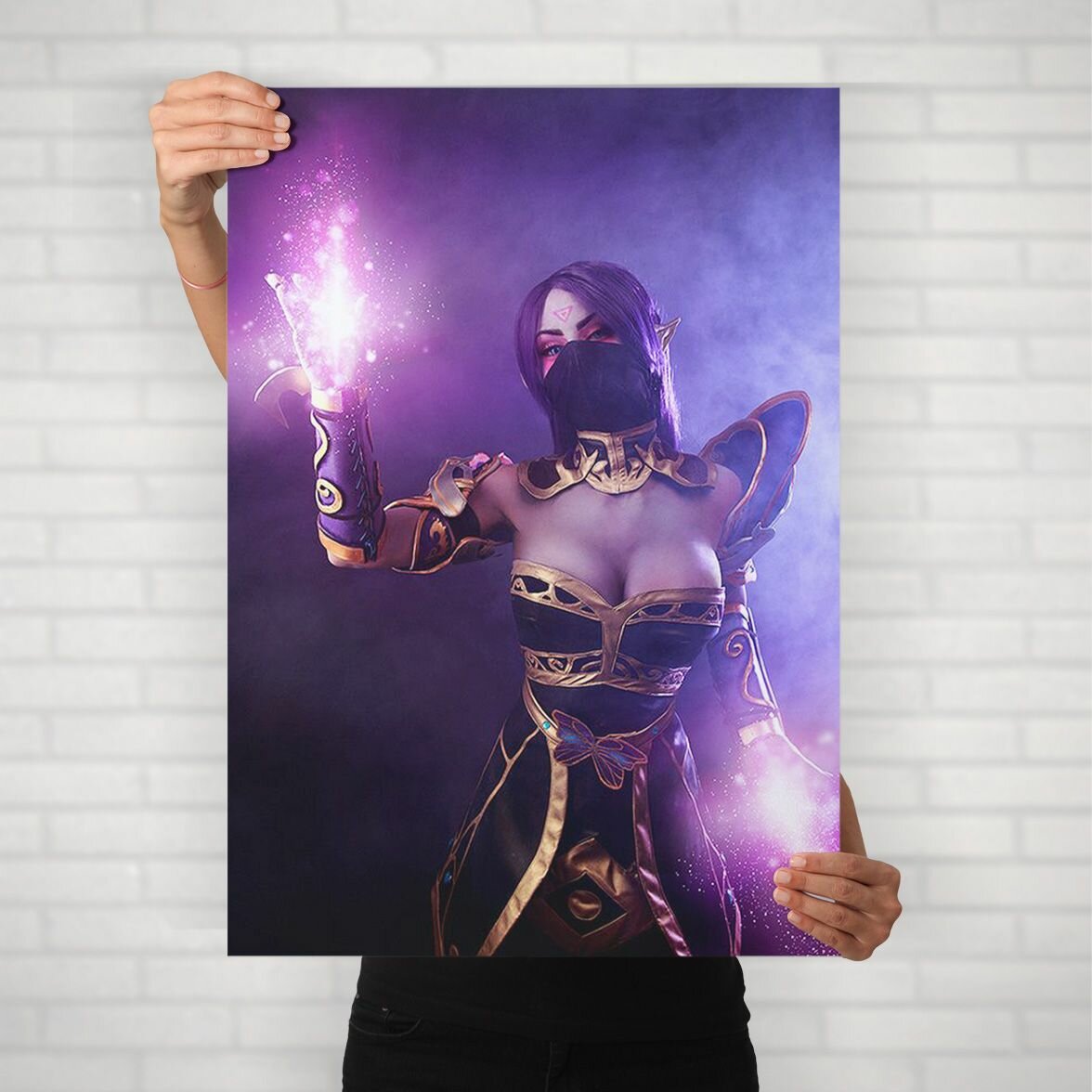 Плакат на стену для интерьера Dota 2 (Templar Assassin 4) - Постер по игре формата A1 (60х84 см)