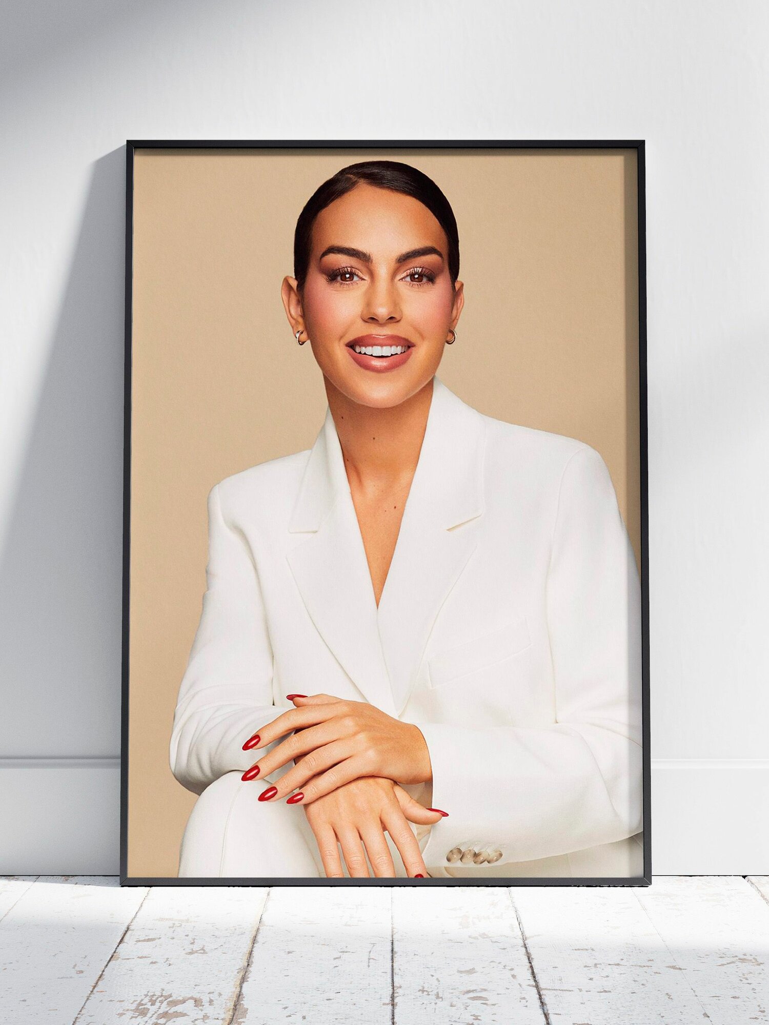 Плакат на стену для интерьера Джорджина Родригес (Georgina Rodriguez 7) - Постер по модели, бренду и моде формата A4 (21x30 см)