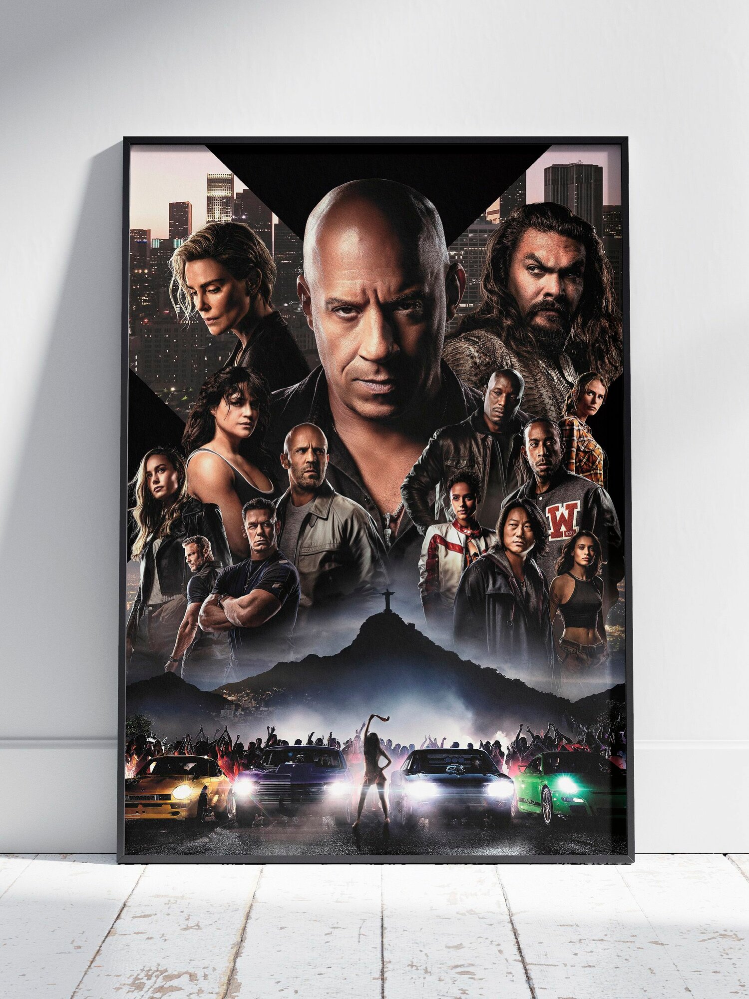 Плакат на стену для интерьера Вин Дизель (Vin Diesel 24) - Постер по актеру фильма, кино, сериала формата A3 (30x42 см)
