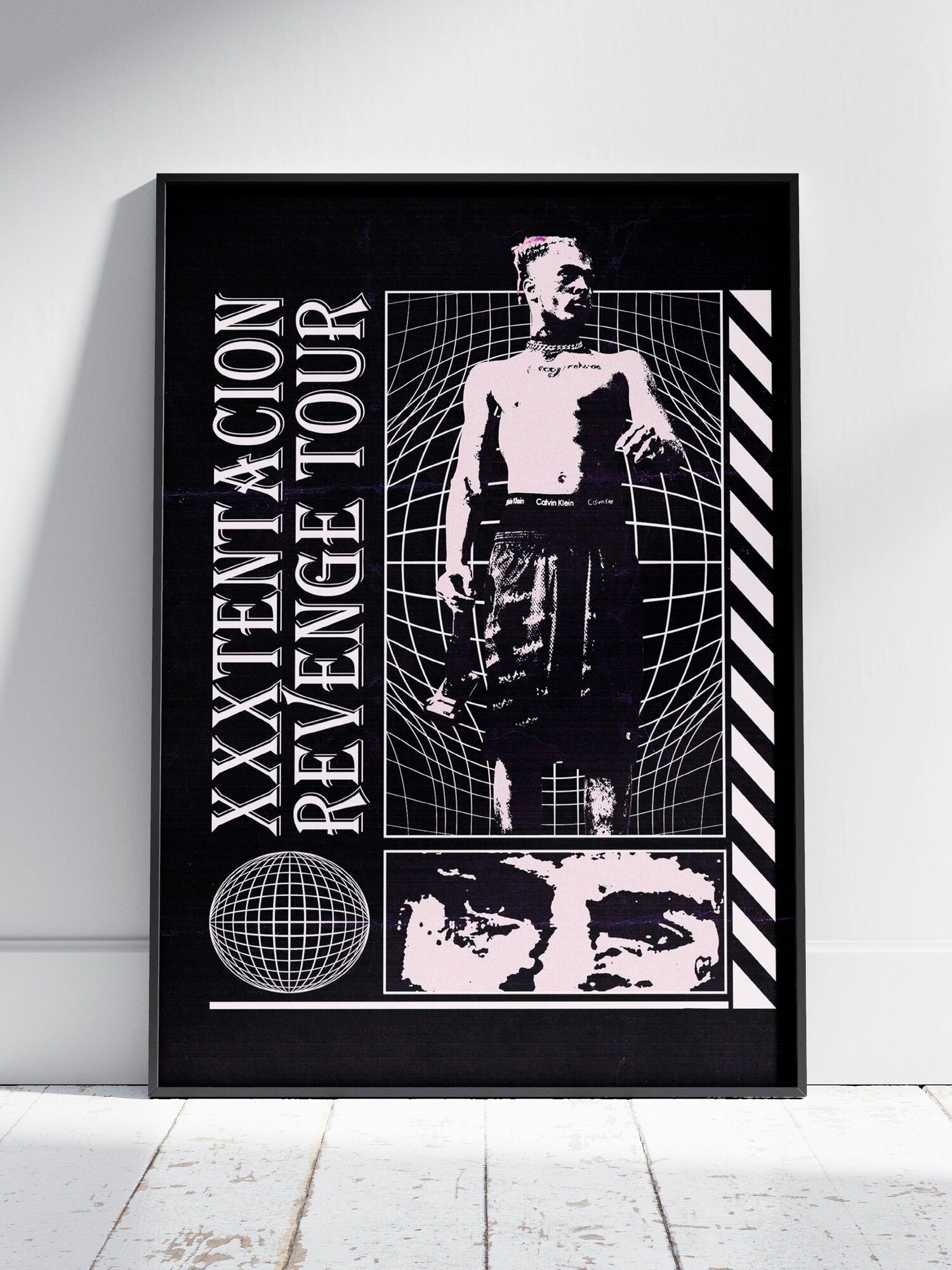 Плакат на стену для интерьера XXXTentacion (Тентасьон 4) - Постер по музыке и артисту формата A4 (21x30 см)