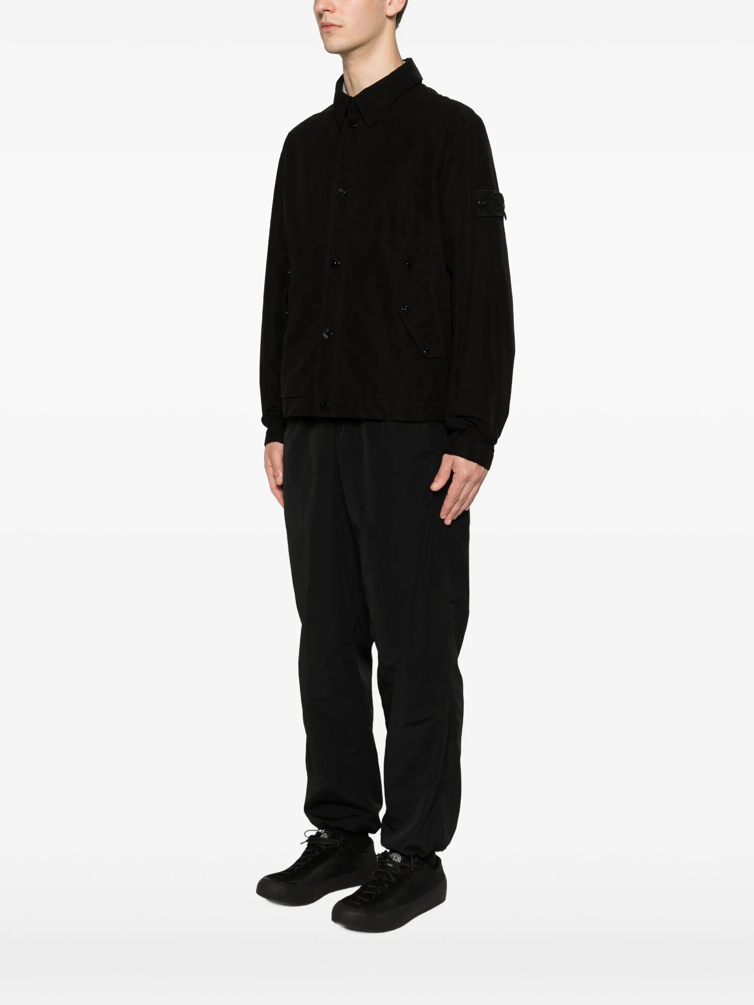 Куртка Stone Island David Light Ghost, размер L, черный — фото 1