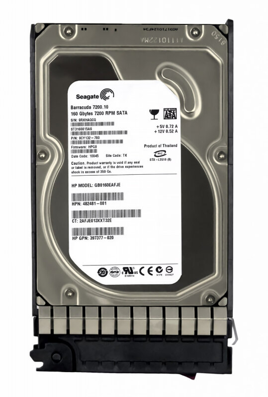 Жесткий диск HP 397377-020 160Gb 7200 SATAII 3.5" HDD
