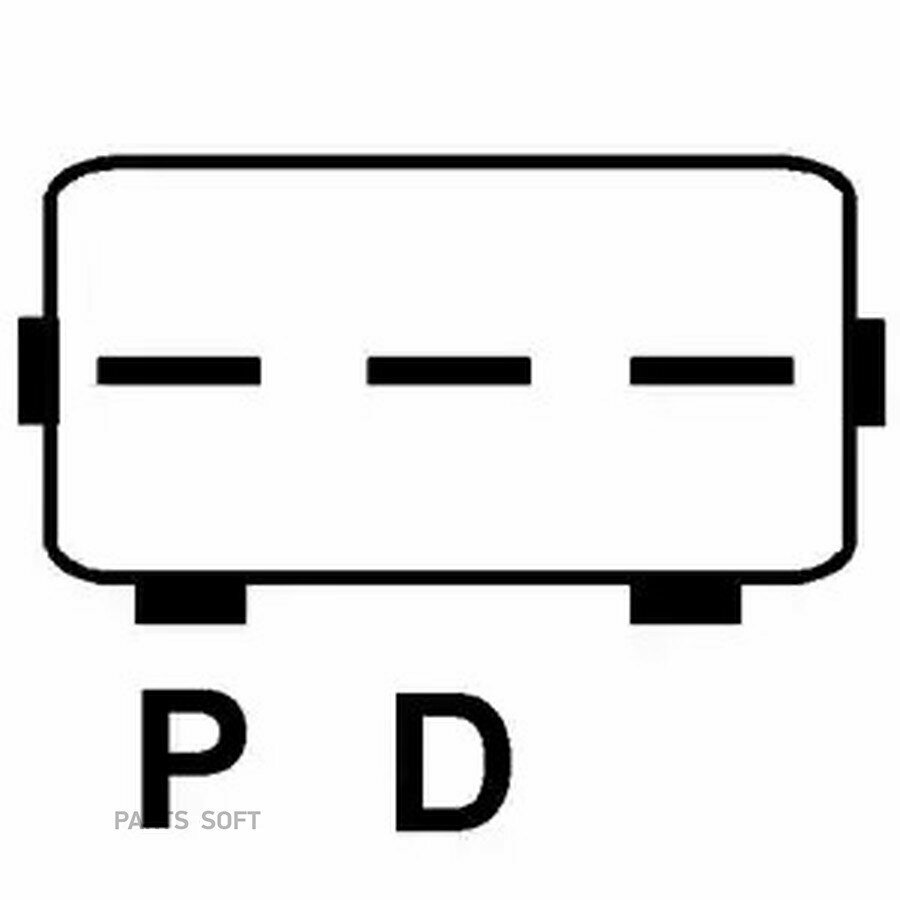 Генератор восстановленный от официального дистрибьютора, HC-PARTS, артикул CA1972