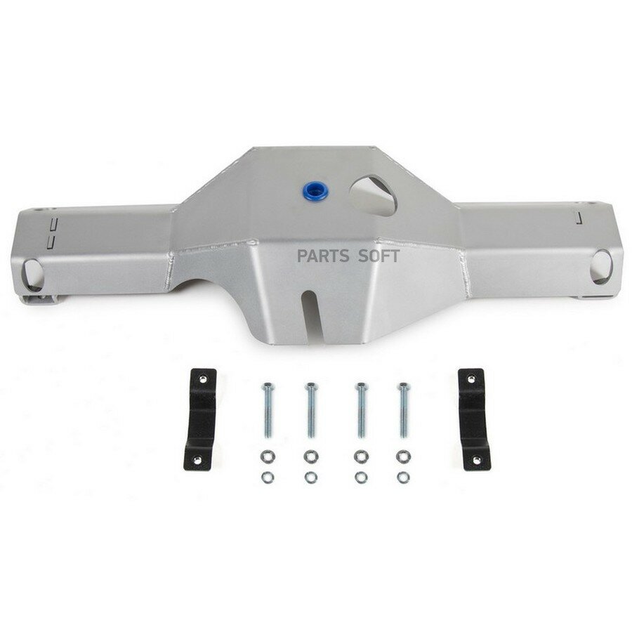 AL skid plate for Toyota Hilux 4WD (Differential) (2.4 TD, 2.8 TD) (2015-) + fitting kit от официального дистрибьютора, RIVAL, артикул 2333952716