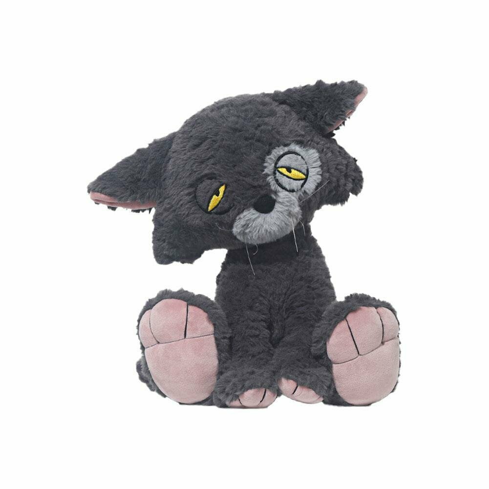 Плюшевые игрушки Черный кот Девон Кудрявый кот 32cm
