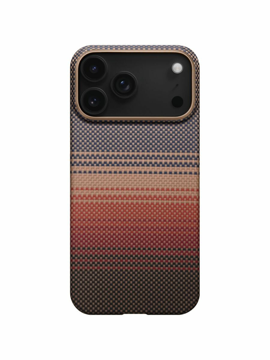 Pitaka Monogram Ultra-Slim Case iPhone 17 Pro Чехол для смартфона, зеленый