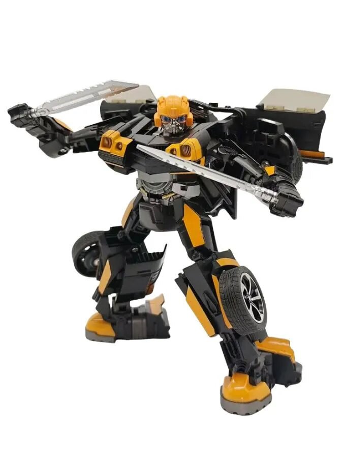 Трансформер Bumblebee из сплава и пластика, черный и оранжевый, робот, высота 17 см — фото 1