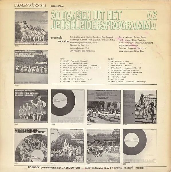 Ensemble Radostan - 20 Dansen Uit Het Jeugdleidersprogramma A2 VG — фото 1