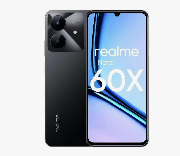Смартфон realme Note 60x 3/64 ГБ RU, Dual nano SIM, Android 14, черный б\у уценка